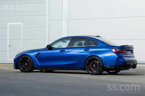 Zils BMW M3 2023 Rīga, ar dzinēja tilpumu 3.00 L un nobraukumu 50 tūkst. km par 69000 €, foto 5 vietnē AUTOMOTO.COM.LV