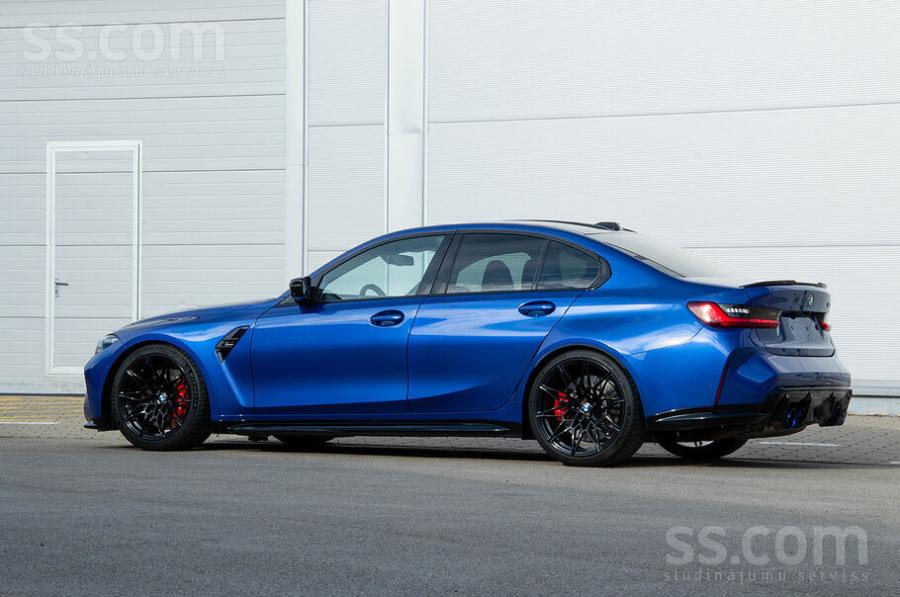 Zils BMW M3 2023 Rīga, ar dzinēja tilpumu 3.00 L un nobraukumu 50 tūkst. km par 69000 €, foto 5 vietnē AUTOMOTO.COM.LV