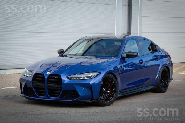 Zils BMW M3 2023 Rīga, ar dzinēja tilpumu 3.00 L un nobraukumu 50 tūkst. km par 69000 €, foto 6 vietnē AUTOMOTO.COM.LV