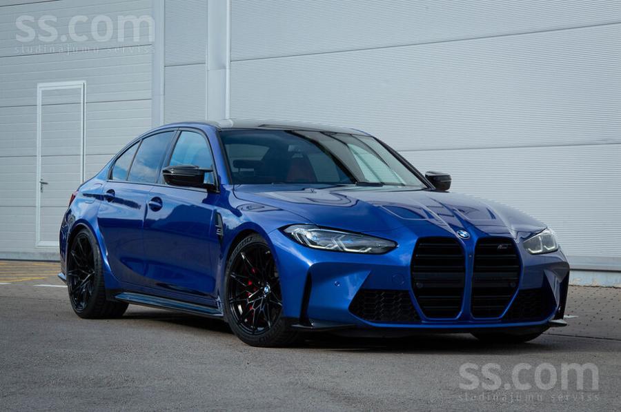 Zils BMW M3 2023 Rīga, ar dzinēja tilpumu 3.00 L un nobraukumu 50 tūkst. km par 69000 €, foto 12 vietnē AUTOMOTO.COM.LV