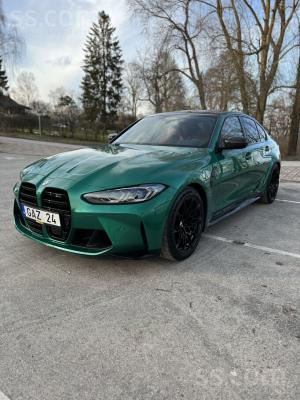 Green BMW M3 2021 in Riga, with an engine capacity of 3.00 L and mileage of 30 thousand km for 74999 €, photo 24 on AUTOMOTO.COM.LV