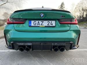 Green BMW M3 2021 in Riga, with an engine capacity of 3.00 L and mileage of 30 thousand km for 74999 €, photo 27 on AUTOMOTO.COM.LV