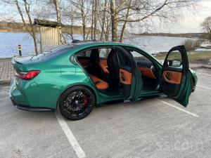 Green BMW M3 2021 in Riga, with an engine capacity of 3.00 L and mileage of 30 thousand km for 74999 €, photo 28 on AUTOMOTO.COM.LV