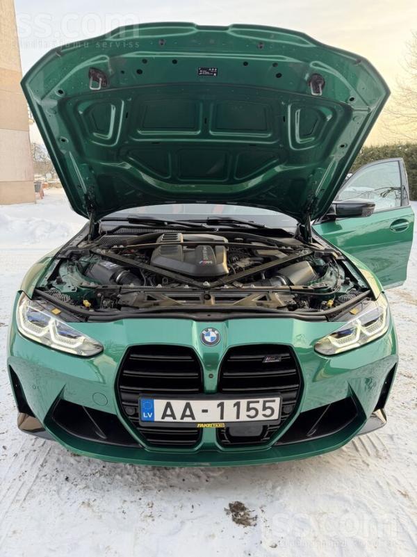 Zaļš BMW M3 2021 Rīga, ar dzinēja tilpumu 3.00 L un nobraukumu 40 tūkst. km par 75500 €, foto 4 vietnē AUTOMOTO.COM.LV