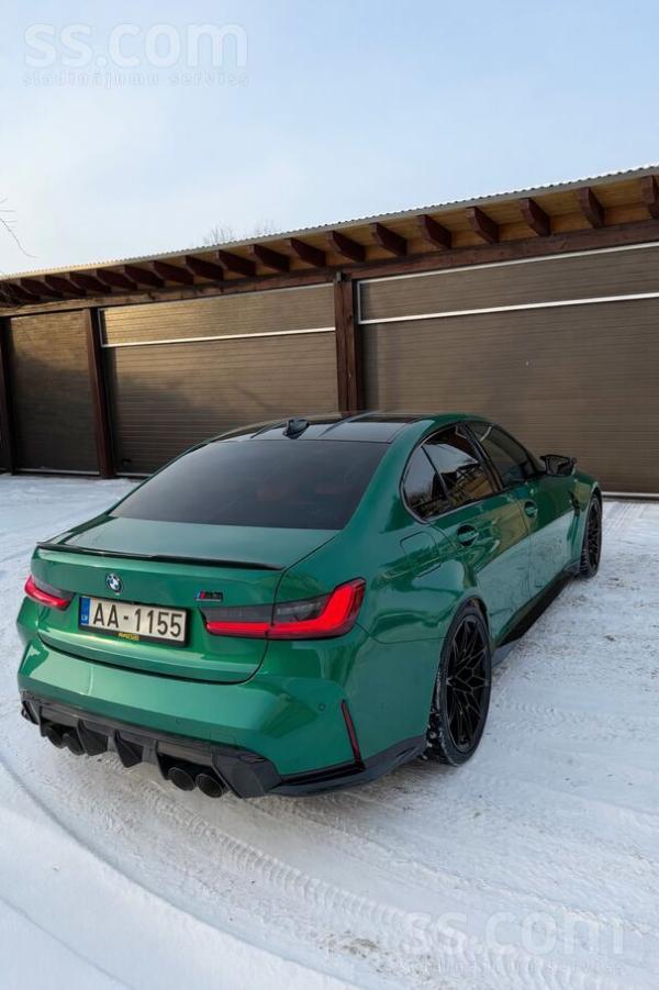 Zaļš BMW M3 2021 Rīga, ar dzinēja tilpumu 3.00 L un nobraukumu 40 tūkst. km par 69999 €, foto 3 vietnē AUTOMOTO.COM.LV