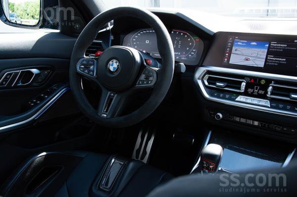 Green BMW M3 2021 in Riga, with an engine capacity of 3.00 L and mileage of 39 thousand km for 75000 €, photo 6 on AUTOMOTO.COM.LV