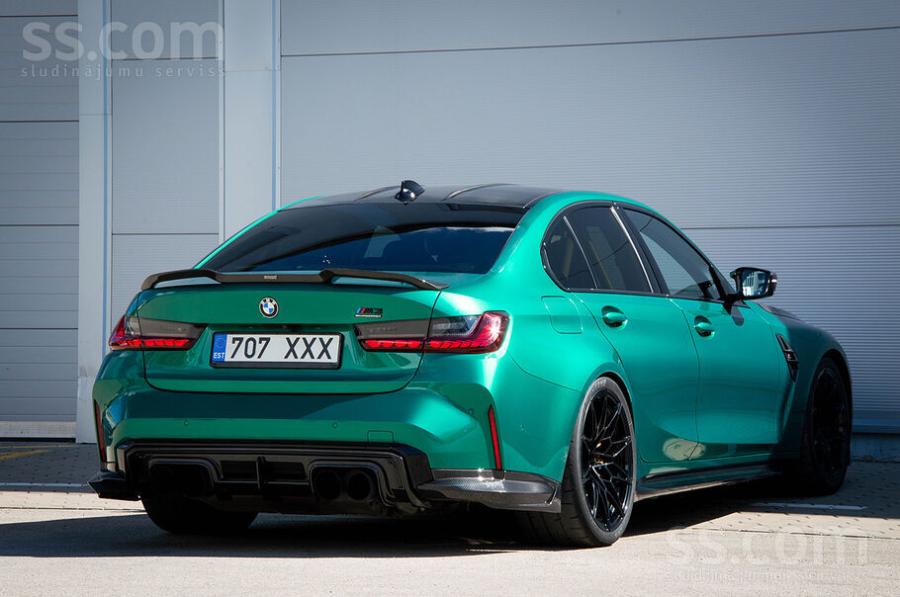 Zaļš BMW M3 2021 Rīga, ar dzinēja tilpumu 3.00 L un nobraukumu 39 tūkst. km par 75000 €, foto 14 vietnē AUTOMOTO.COM.LV
