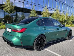 Green BMW M3 2021 in Vilnius, with an engine capacity of 2.99 L and mileage of 72 thousand km for 63000 €, photo 7 on AUTOMOTO.COM.LV