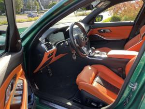Green BMW M3 2021 in Vilnius, with an engine capacity of 2.99 L and mileage of 72 thousand km for 63000 €, photo 12 on AUTOMOTO.COM.LV