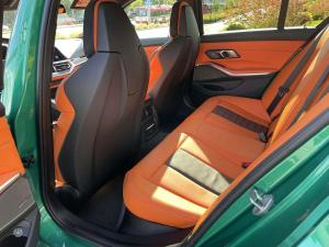 Green BMW M3 2021 in Vilnius, with an engine capacity of 2.99 L and mileage of 72 thousand km for 63000 €, photo 14 on AUTOMOTO.COM.LV