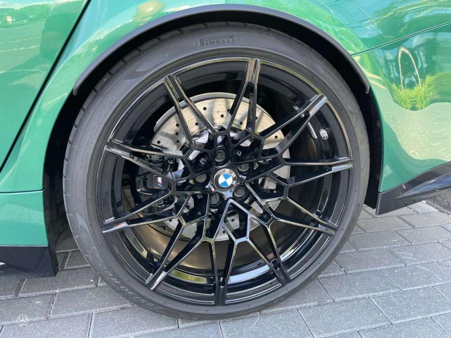 Green BMW M3 2021 in Vilnius, with an engine capacity of 2.99 L and mileage of 72 thousand km for 63000 €, photo 16 on AUTOMOTO.COM.LV