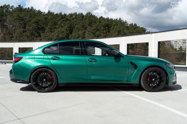 Green BMW M3 2022 in Vilnius, with an engine capacity of 3.00 L and mileage of 43 thousand km for 72500 €, photo 4 on AUTOMOTO.COM.LV