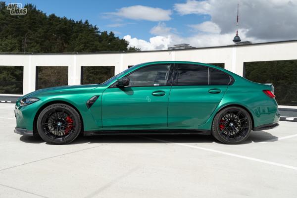 Green BMW M3 2022 in Vilnius, with an engine capacity of 3.00 L and mileage of 43 thousand km for 72500 €, photo 8 on AUTOMOTO.COM.LV