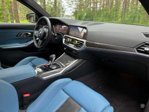 Green BMW M3 2022 in Vilnius, with an engine capacity of 2.99 L and mileage of 28 thousand km for 67500 €, photo 11 on AUTOMOTO.COM.LV