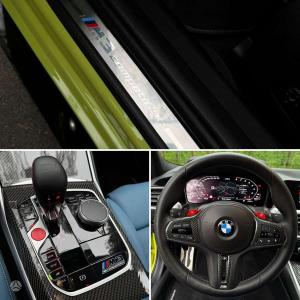 Green BMW M3 2022 in Vilnius, with an engine capacity of 2.99 L and mileage of 28 thousand km for 67500 €, photo 13 on AUTOMOTO.COM.LV