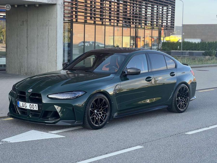 Zaļš BMW M3 2023 Klaipėda, ar dzinēja tilpumu 3.00 L un nobraukumu 45 tūkst. km par 78000 €, foto 1 vietnē AUTOMOTO.COM.LV