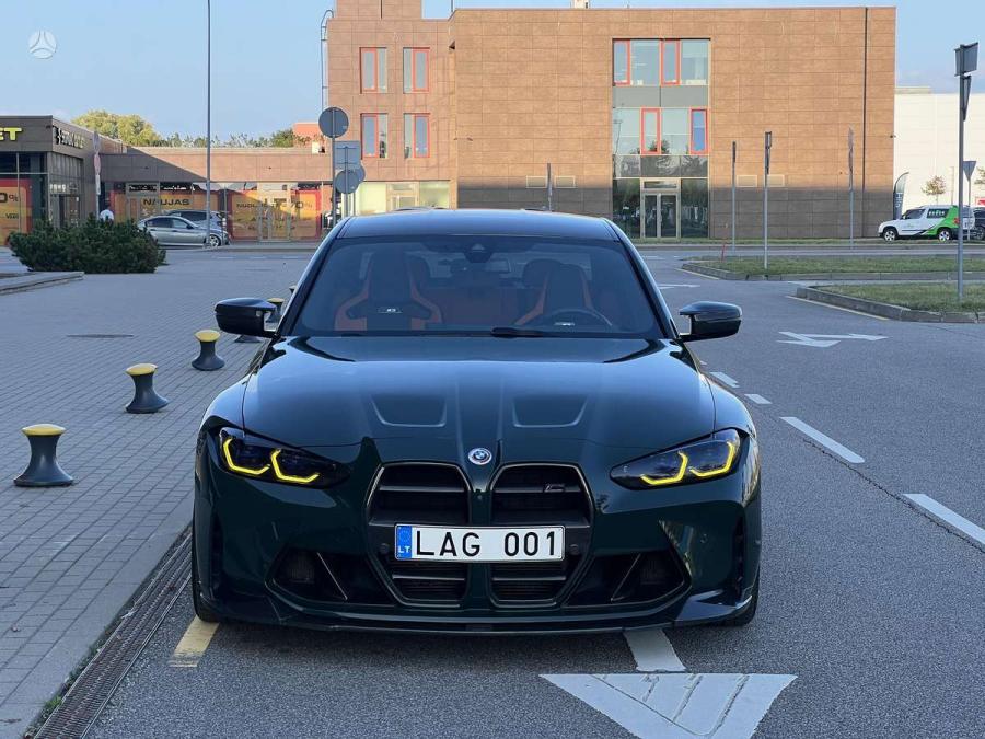 Zaļš BMW M3 2023 Klaipėda, ar dzinēja tilpumu 3.00 L un nobraukumu 45 tūkst. km par 78000 €, foto 7 vietnē AUTOMOTO.COM.LV