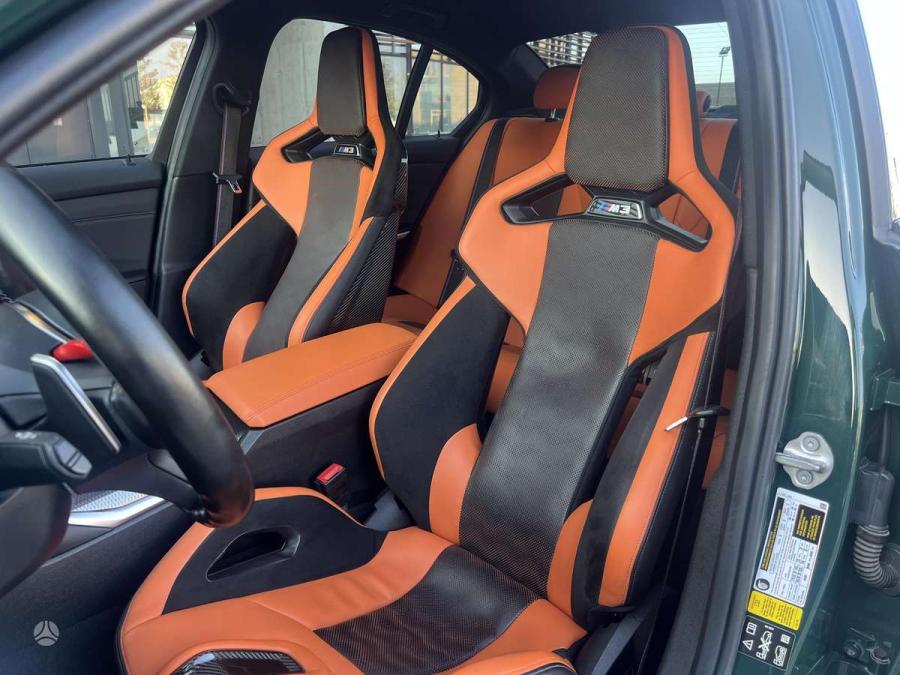 Zaļš BMW M3 2023 Klaipėda, ar dzinēja tilpumu 3.00 L un nobraukumu 45 tūkst. km par 78000 €, foto 9 vietnē AUTOMOTO.COM.LV