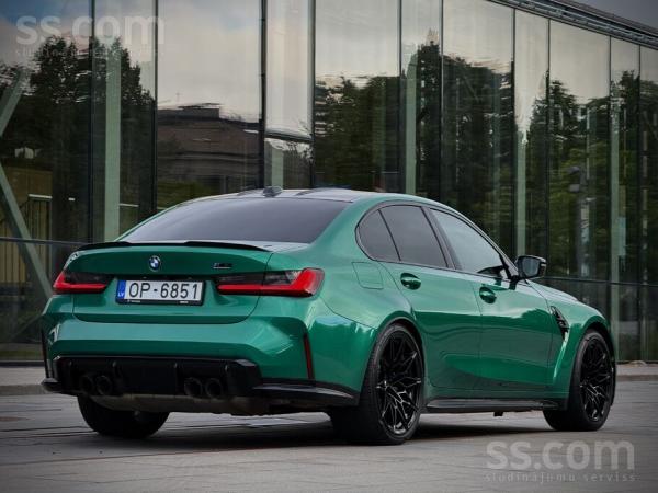 Green BMW M3 2025 in Riga, with an engine capacity of 3.00 L and mileage of 3 thousand km for 89000 €, photo 5 on AUTOMOTO.COM.LV