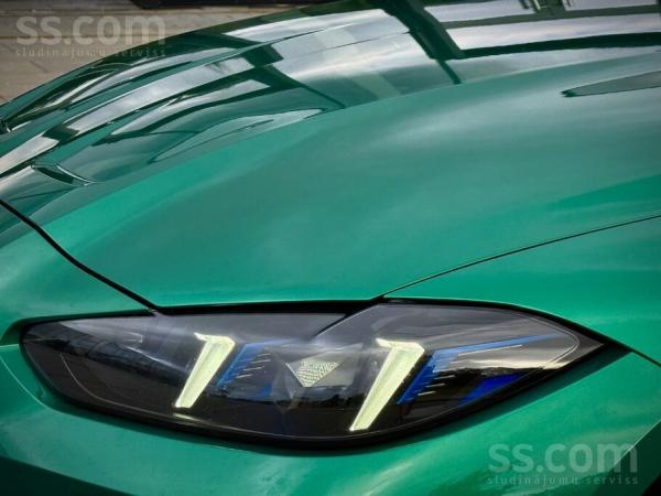 Green BMW M3 2025 in Riga, with an engine capacity of 3.00 L and mileage of 3 thousand km for 89000 €, photo 9 on AUTOMOTO.COM.LV