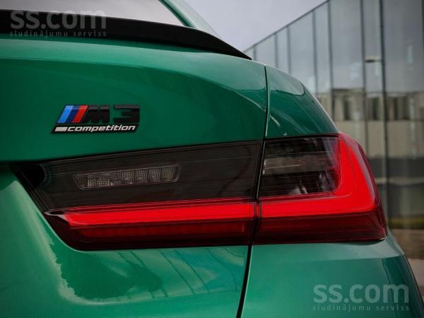 Green BMW M3 2025 in Riga, with an engine capacity of 3.00 L and mileage of 3 thousand km for 89000 €, photo 10 on AUTOMOTO.COM.LV
