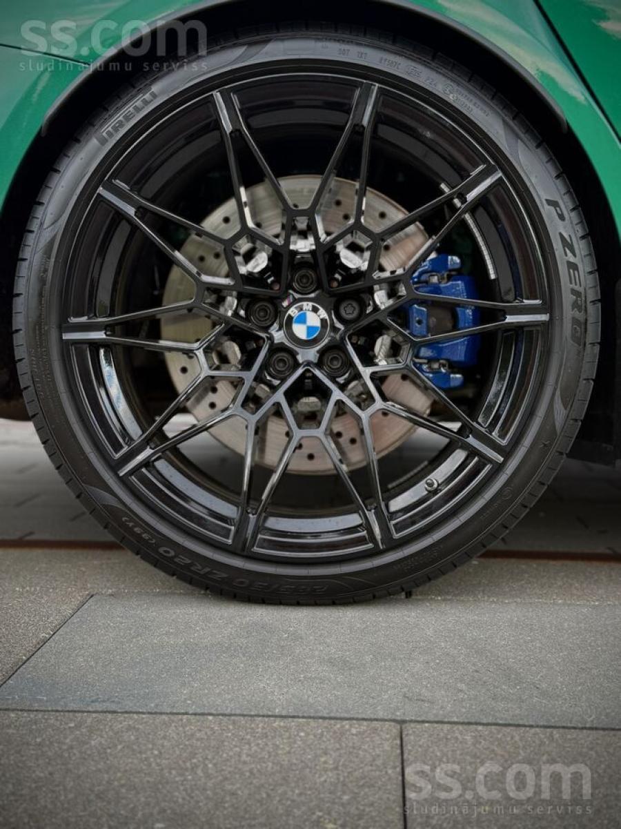 Green BMW M3 2025 in Riga, with an engine capacity of 3.00 L and mileage of 3 thousand km for 89000 €, photo 17 on AUTOMOTO.COM.LV
