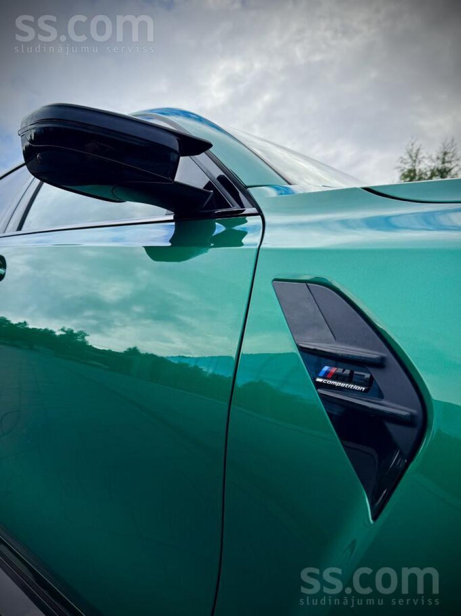 Green BMW M3 2025 in Riga, with an engine capacity of 3.00 L and mileage of 3 thousand km for 89000 €, photo 18 on AUTOMOTO.COM.LV