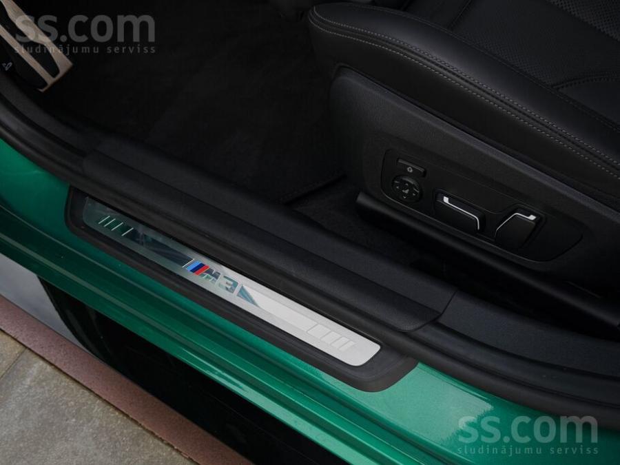 Green BMW M3 2025 in Riga, with an engine capacity of 3.00 L and mileage of 3 thousand km for 89000 €, photo 31 on AUTOMOTO.COM.LV
