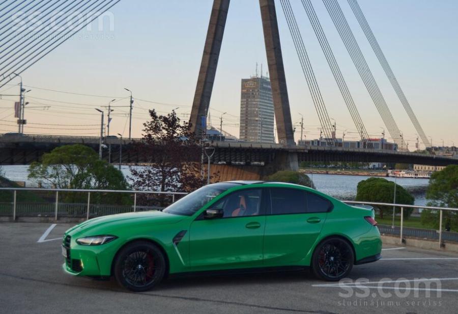 Zaļš BMW M3 2026 Rīga, ar dzinēja tilpumu 3.00 L un nobraukumu 6 tūkst. km par 96500 €, foto 5 vietnē AUTOMOTO.COM.LV
