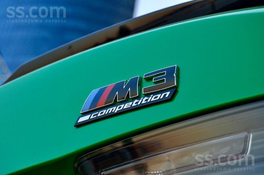 Zaļš BMW M3 2026 Rīga, ar dzinēja tilpumu 3.00 L un nobraukumu 6 tūkst. km par 96500 €, foto 15 vietnē AUTOMOTO.COM.LV