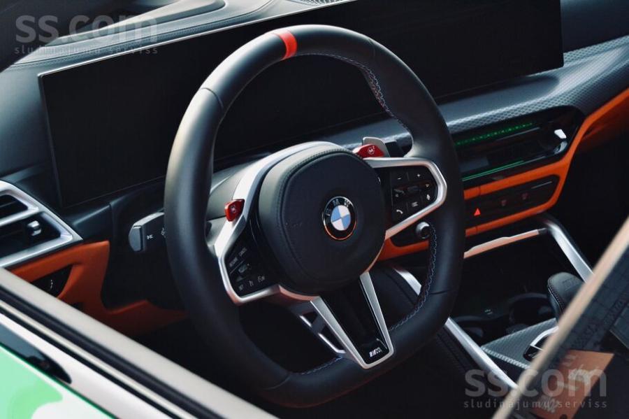 Zaļš BMW M3 2026 Rīga, ar dzinēja tilpumu 3.00 L un nobraukumu 6 tūkst. km par 96500 €, foto 19 vietnē AUTOMOTO.COM.LV