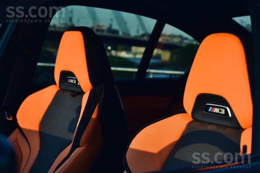 Zaļš BMW M3 2026 Rīga, ar dzinēja tilpumu 3.00 L un nobraukumu 6 tūkst. km par 96500 €, foto 20 vietnē AUTOMOTO.COM.LV