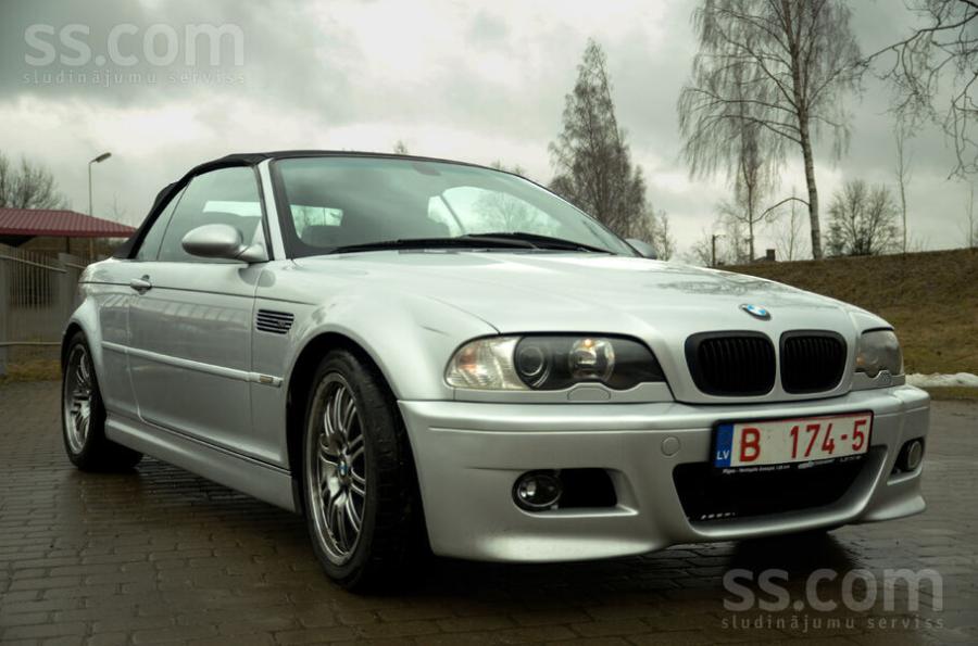 Pelēks BMW M3 2001 Talsi, ar dzinēja tilpumu 3.20 L un nobraukumu 231 tūkst. km par 19500 €, foto 1 vietnē AUTOMOTO.COM.LV