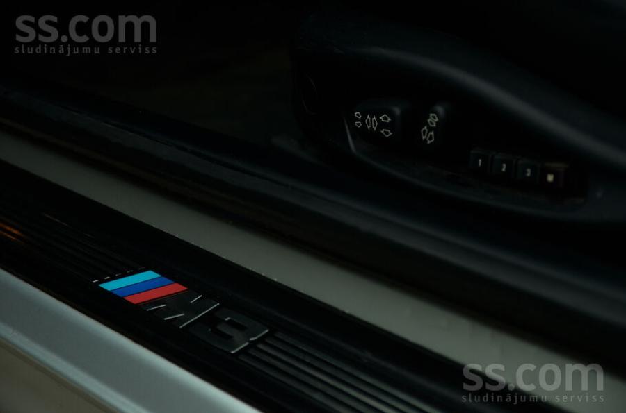 Pelēks BMW M3 2001 Talsi, ar dzinēja tilpumu 3.20 L un nobraukumu 231 tūkst. km par 19500 €, foto 9 vietnē AUTOMOTO.COM.LV