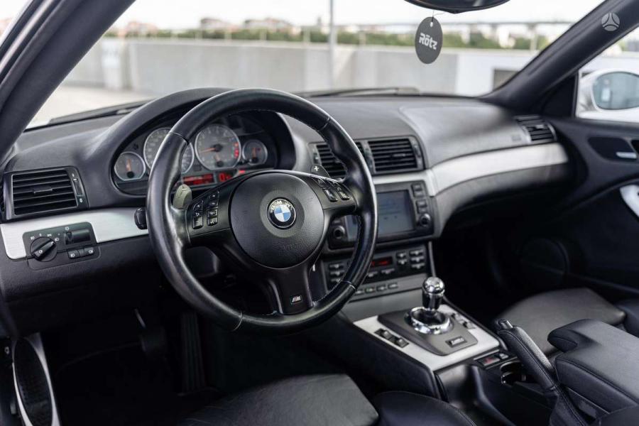 Pelēks BMW M3 2003 Viļņa, ar dzinēja tilpumu 3.25 L un nobraukumu 165 tūkst. km par 22000 €, foto 14 vietnē AUTOMOTO.COM.LV