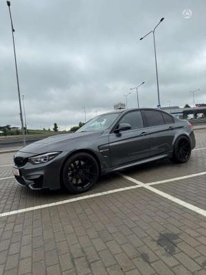 Grey BMW M3 2016 in Vilnius, with an engine capacity of 3.00 L and mileage of 77 thousand km for 41500 €, photo 4 on AUTOMOTO.COM.LV