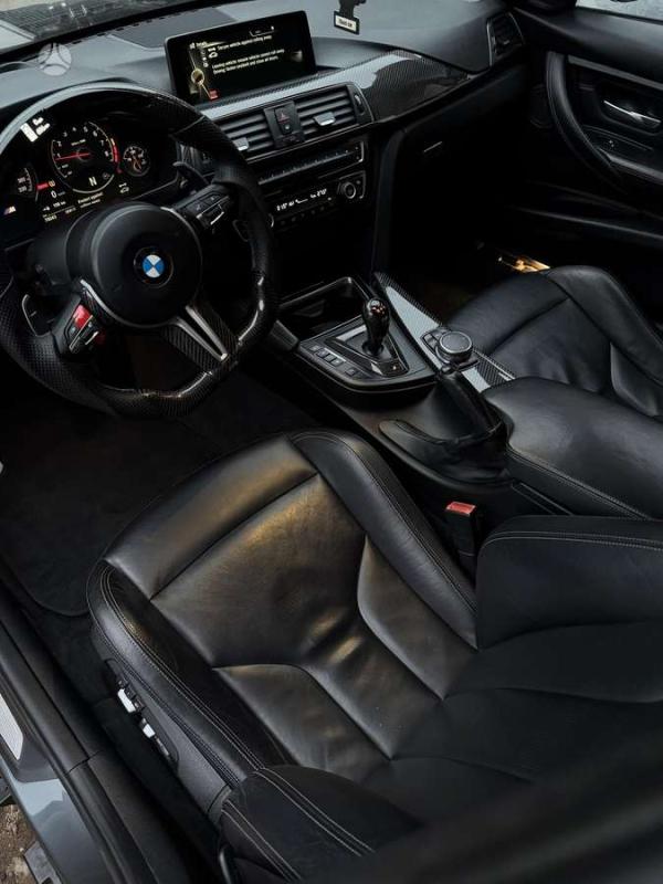 Grey BMW M3 2016 in Vilnius, with an engine capacity of 3.00 L and mileage of 77 thousand km for 41500 €, photo 5 on AUTOMOTO.COM.LV