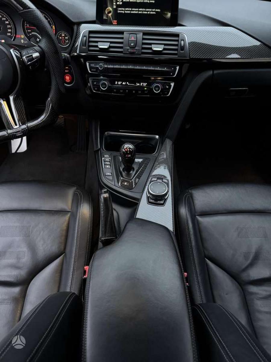 Grey BMW M3 2016 in Vilnius, with an engine capacity of 3.00 L and mileage of 77 thousand km for 41500 €, photo 7 on AUTOMOTO.COM.LV