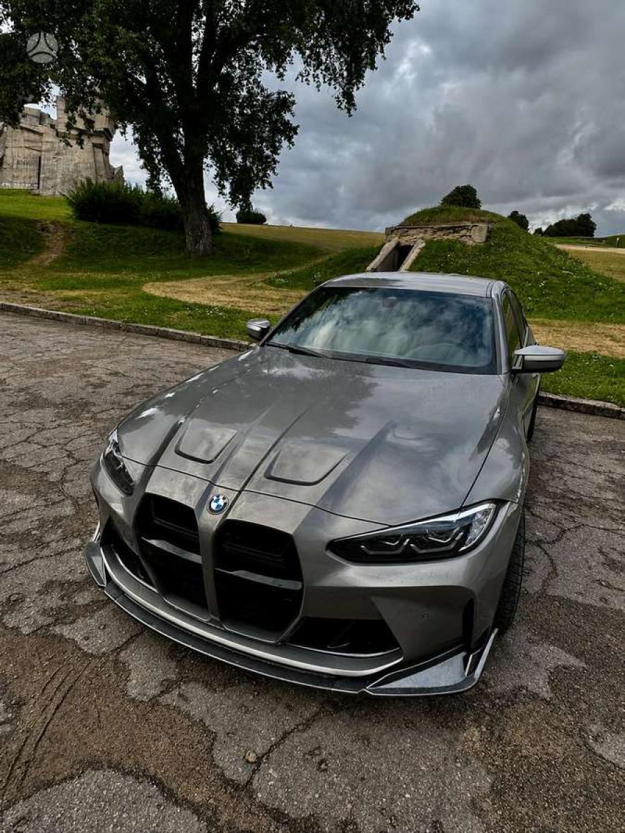 Grey BMW M3 2022 in Kaunas, with an engine capacity of 0.00 L and mileage of 23 thousand km for 50000 €, photo 3 on AUTOMOTO.COM.LV