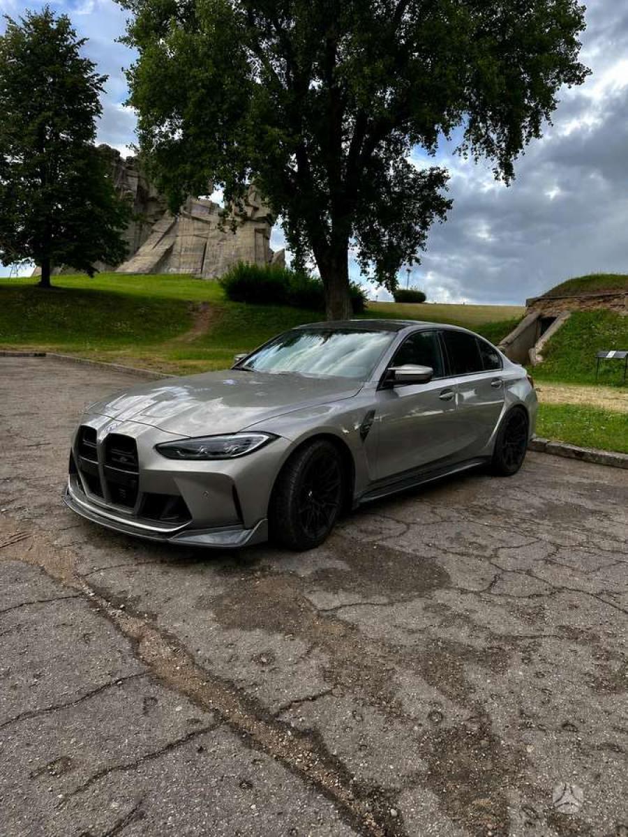 Grey BMW M3 2022 in Kaunas, with an engine capacity of 0.00 L and mileage of 23 thousand km for 50000 €, photo 4 on AUTOMOTO.COM.LV