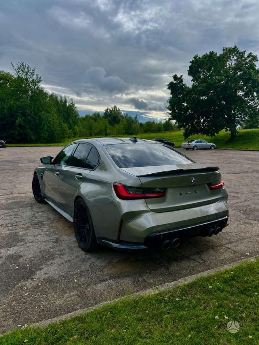 Grey BMW M3 2022 in Kaunas, with an engine capacity of 0.00 L and mileage of 23 thousand km for 50000 €, photo 5 on AUTOMOTO.COM.LV