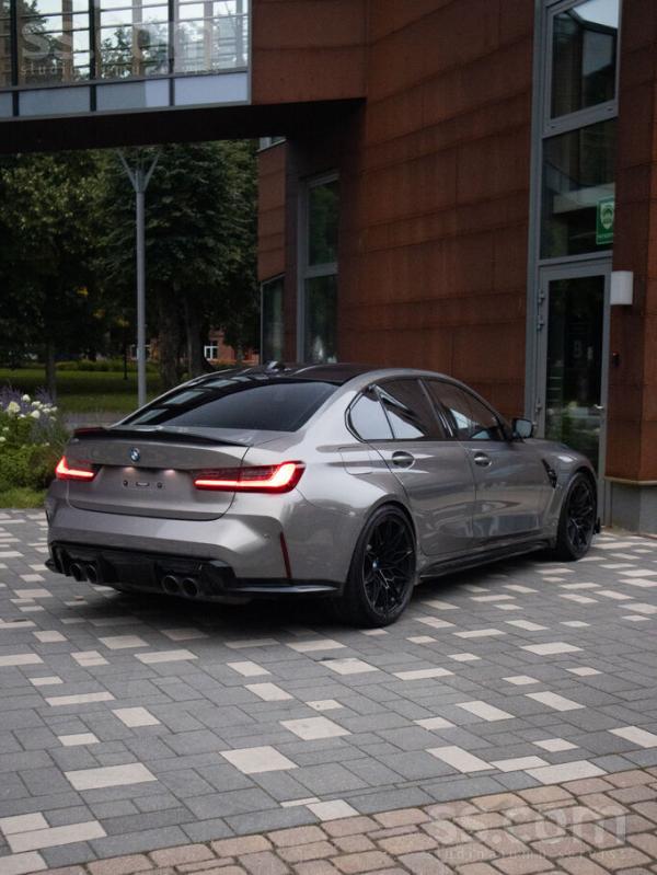Pelēks BMW M3 2022 Liepāja, ar dzinēja tilpumu 3.00 L un nobraukumu 25 tūkst. km par 52250 €, foto 6 vietnē AUTOMOTO.COM.LV