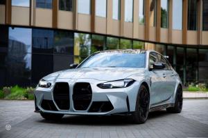 Grey BMW M3 2023 in Vilnius, with an engine capacity of 2.99 L and mileage of 17 thousand km for 70900 €, photo 3 on AUTOMOTO.COM.LV