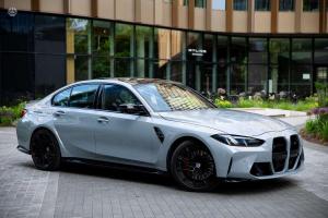 Grey BMW M3 2023 in Vilnius, with an engine capacity of 2.99 L and mileage of 17 thousand km for 70900 €, photo 6 on AUTOMOTO.COM.LV