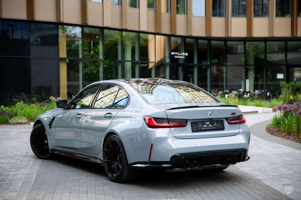 Grey BMW M3 2023 in Vilnius, with an engine capacity of 2.99 L and mileage of 17 thousand km for 70900 €, photo 8 on AUTOMOTO.COM.LV