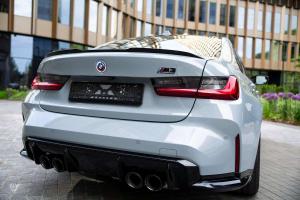 Grey BMW M3 2023 in Vilnius, with an engine capacity of 2.99 L and mileage of 17 thousand km for 70900 €, photo 10 on AUTOMOTO.COM.LV