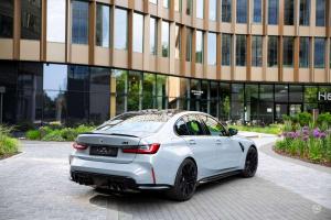 Grey BMW M3 2023 in Vilnius, with an engine capacity of 2.99 L and mileage of 17 thousand km for 70900 €, photo 11 on AUTOMOTO.COM.LV