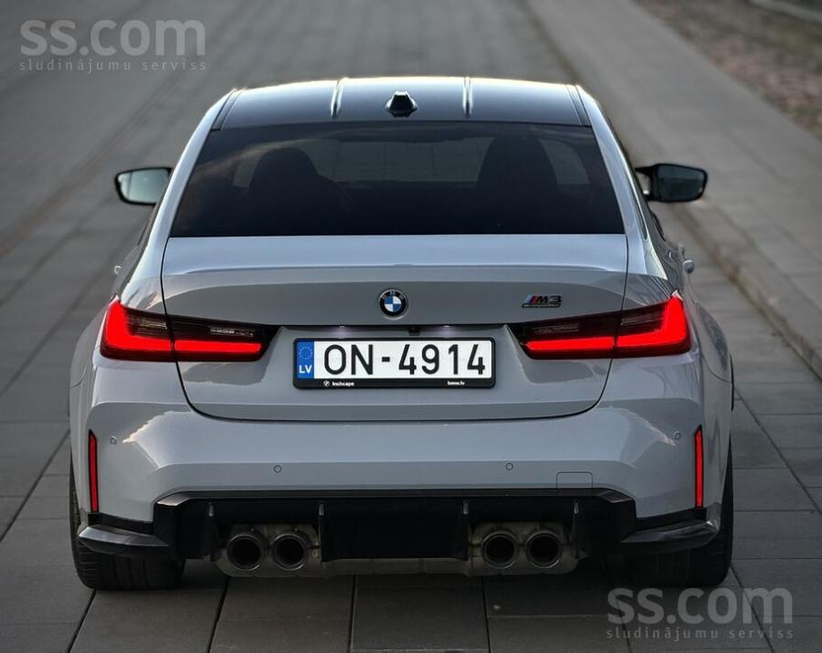 Pelēks BMW M3 2025 Rīga, ar dzinēja tilpumu 3.00 L un nobraukumu 17 tūkst. km par 87000 €, foto 9 vietnē AUTOMOTO.COM.LV