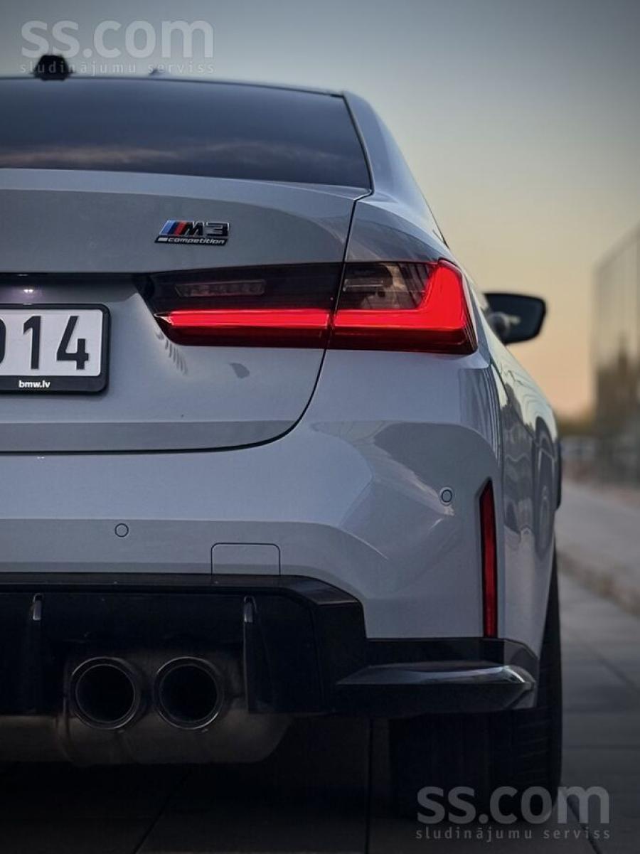 Pelēks BMW M3 2025 Rīga, ar dzinēja tilpumu 3.00 L un nobraukumu 17 tūkst. km par 87000 €, foto 17 vietnē AUTOMOTO.COM.LV