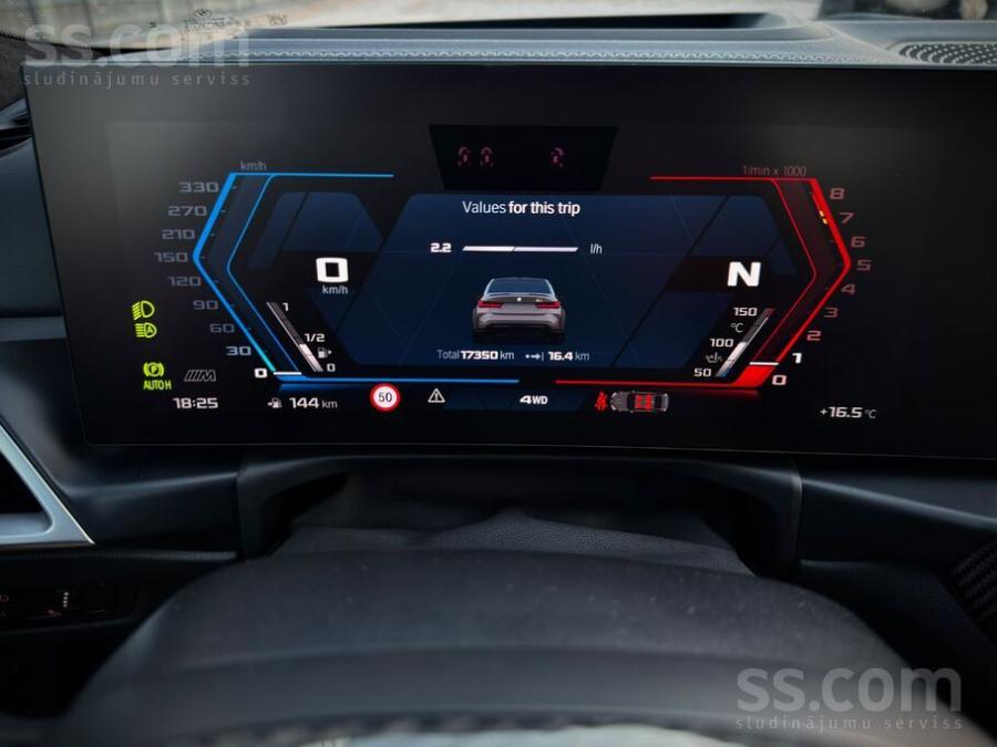 Pelēks BMW M3 2025 Rīga, ar dzinēja tilpumu 3.00 L un nobraukumu 17 tūkst. km par 87000 €, foto 32 vietnē AUTOMOTO.COM.LV